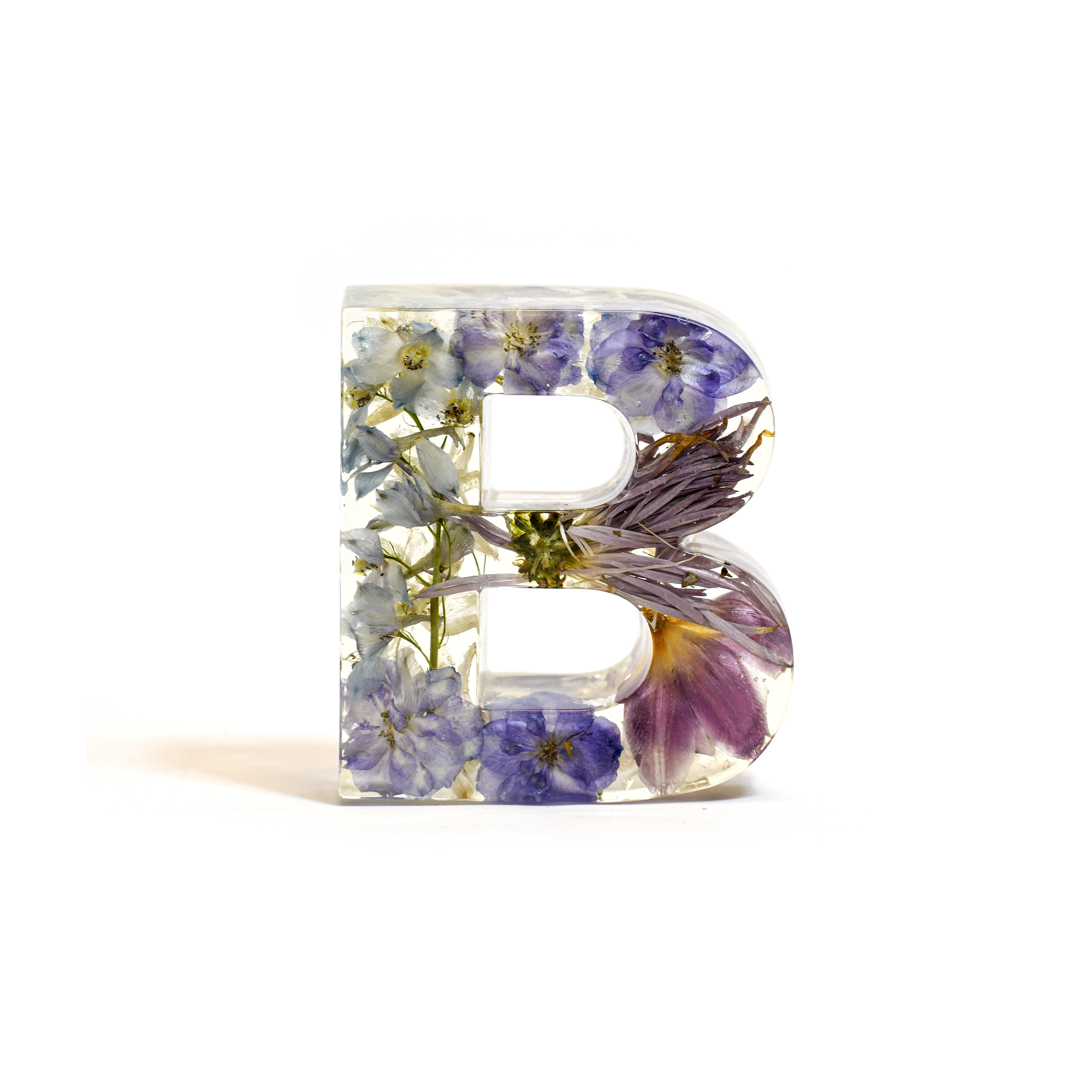 Initial Block - Bridal Bouquet Keepsake